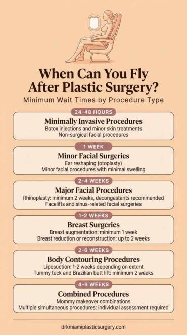Can You Fly After Plastic Surgery?