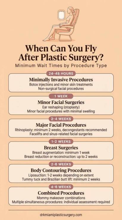 Can You Fly After Plastic Surgery?