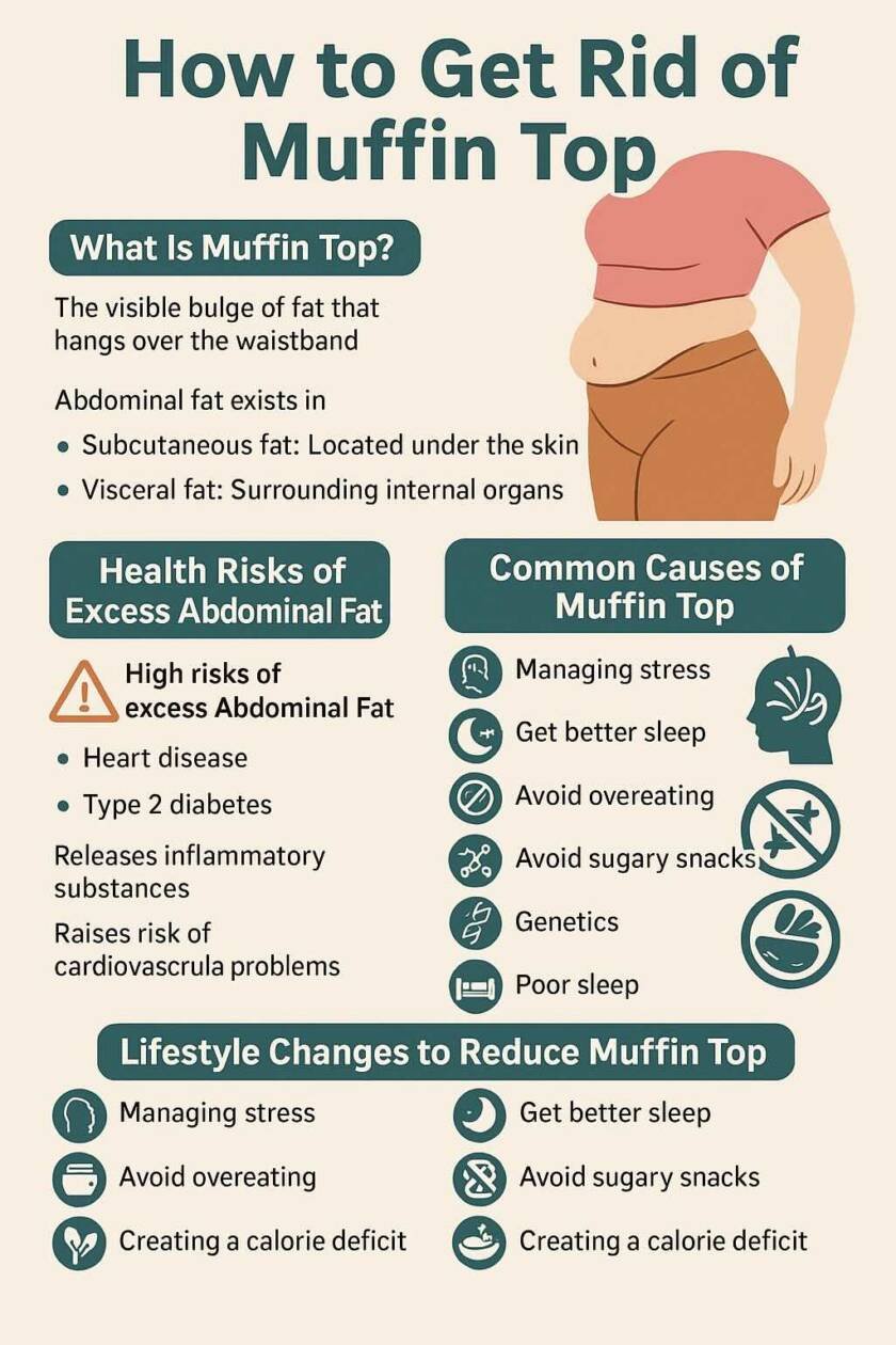 How to Get Rid of A Muffin Top
